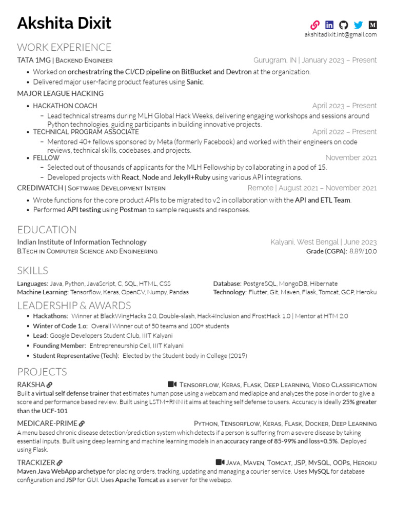 Akshita Dixit: Work Experience | PDF | Application Software | Computer ... Akshita Dixit: Work Experience | PDF | Application Software | Computer ...