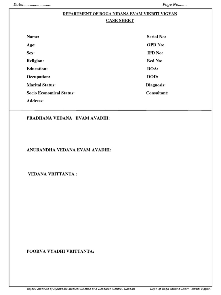 Case Sheet - 062229 | PDF | Physical Examination | Medicine