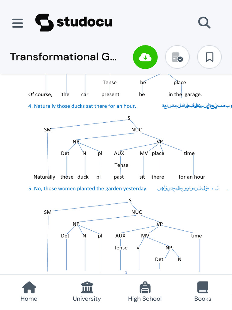 Transformational Grammar Exercises 2-8 SBR - An Introductory ...