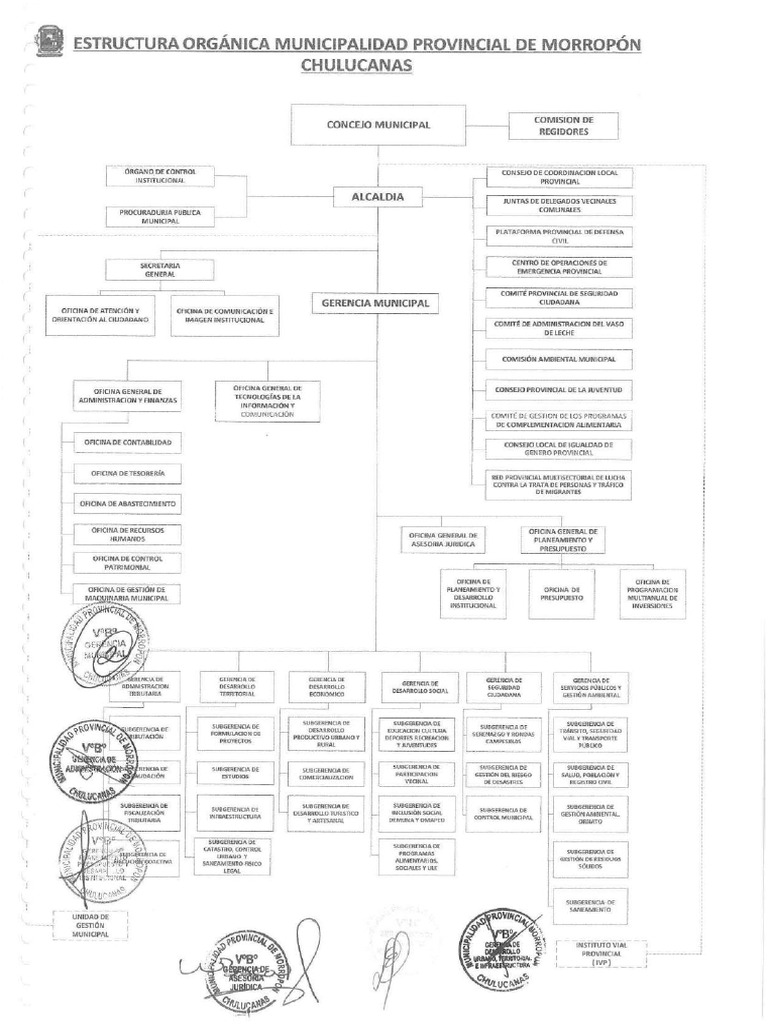 Organigrama Rof 2020 | PDF