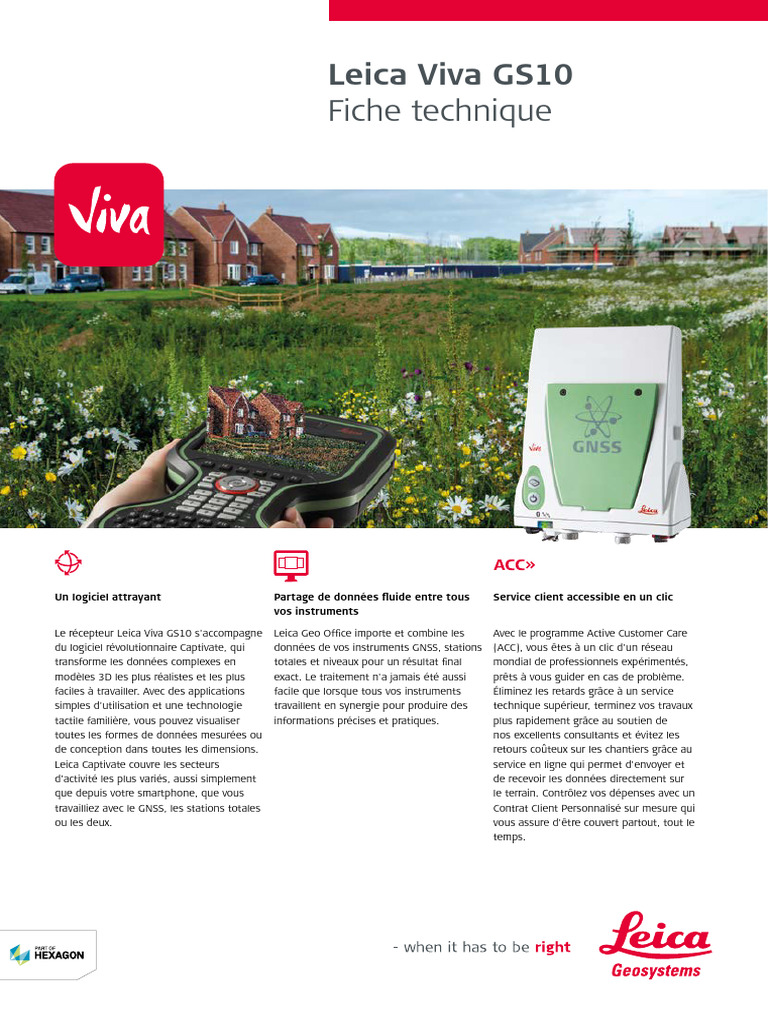 Leica Viva GNSS GS10 DS FR | PDF