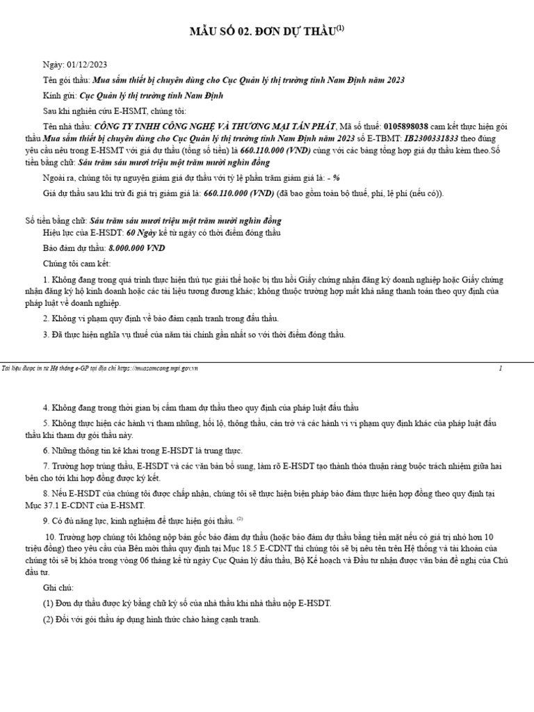 E-HSDT - Nam Dinh | PDF