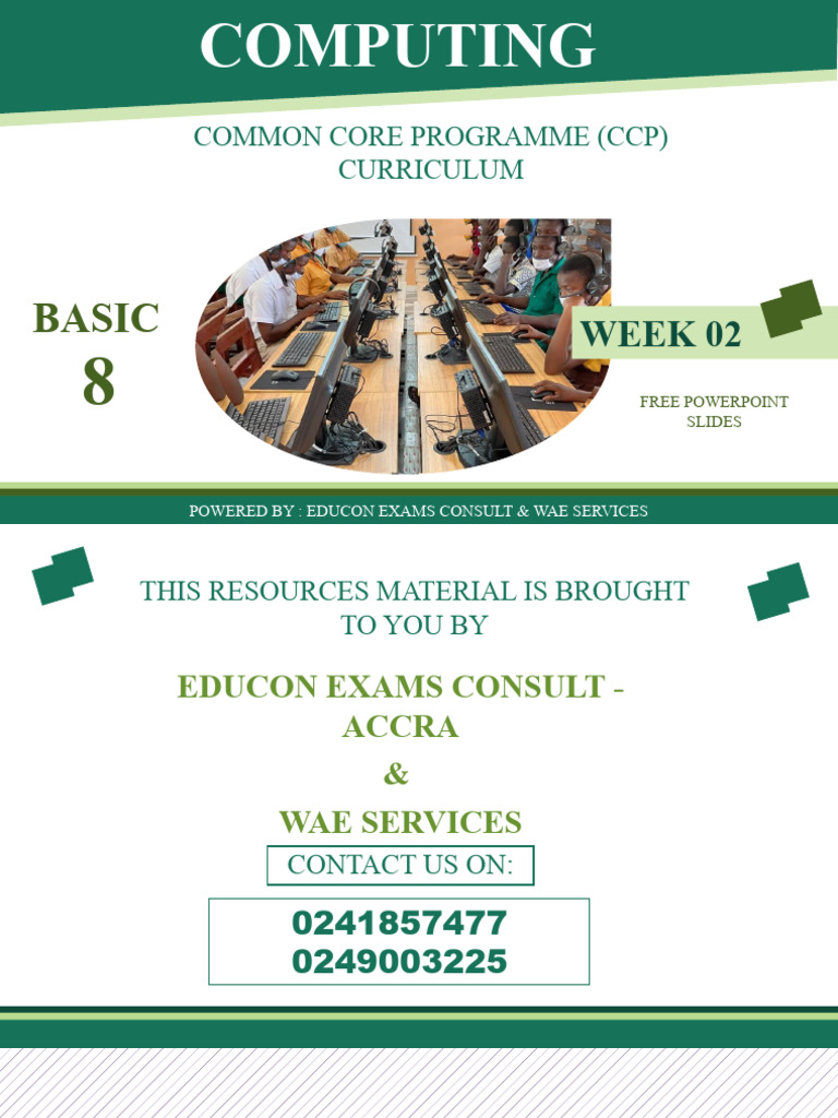 Basic 8 - Week 2 | PDF