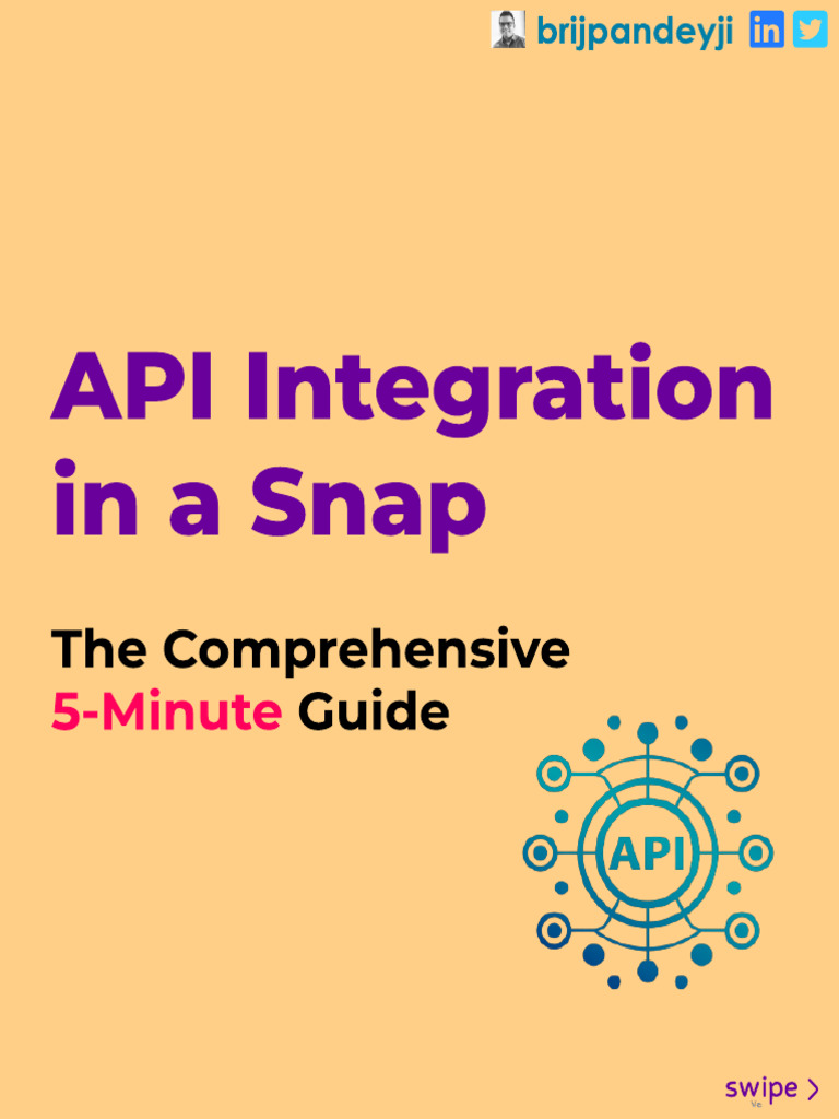 API Integration 1691519430 | Download Free PDF | Application Software | Software