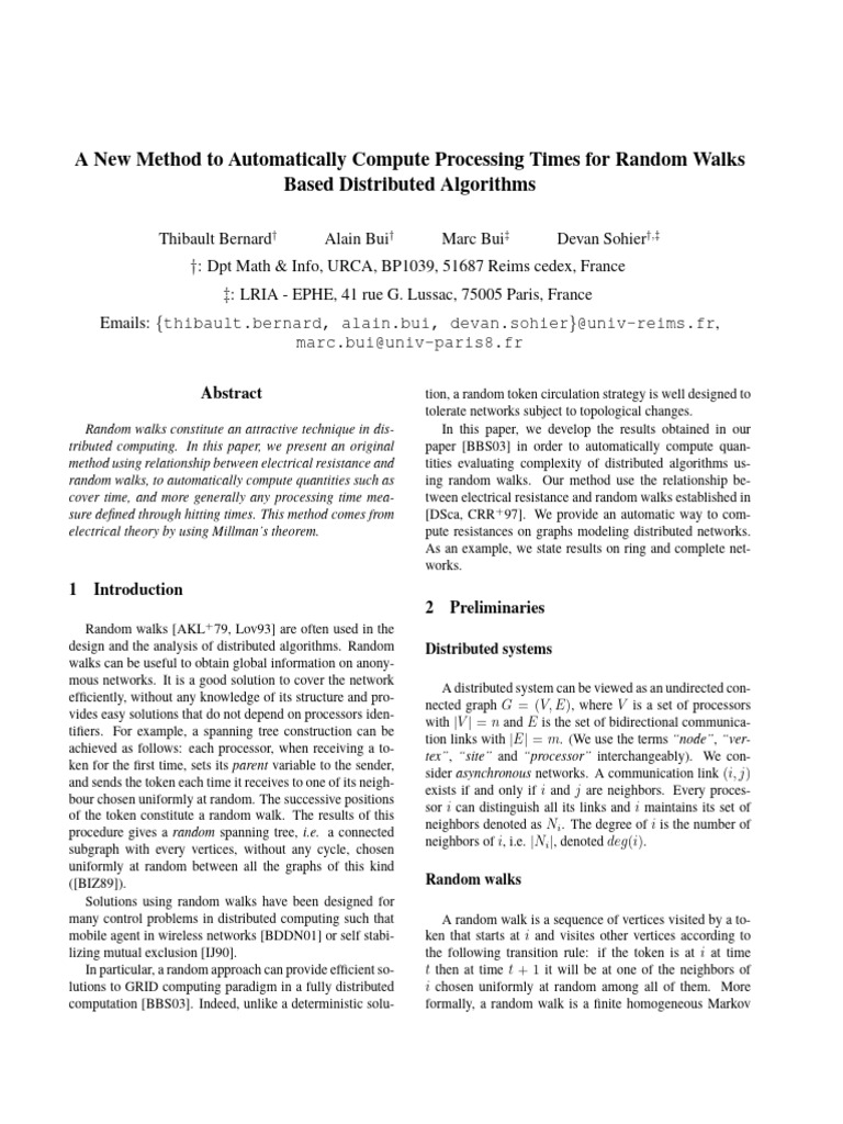 ISPDC03 | PDF | Vertex (Graph Theory) | Distributed Computing
