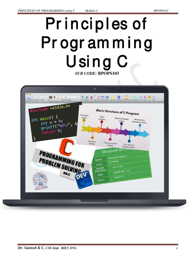 Module-4 Pop | PDF | Pointer (Computer Programming) | String (Computer Science)