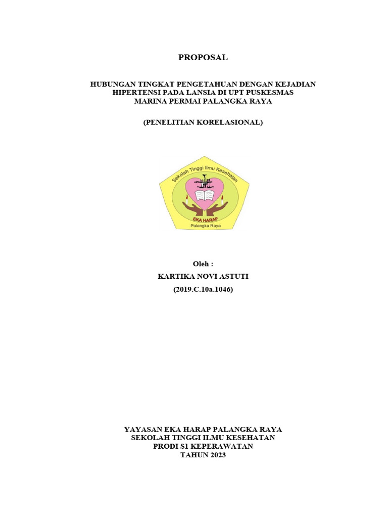 Revisi Proposal Sempro Fix Kartika N.A | PDF | Kesehatan Holistik