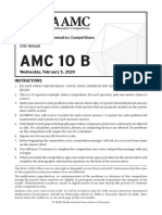 2020 Amc 10b Problems and Answers 1 | PDF | Mathematical Concepts | Geometric Shapes