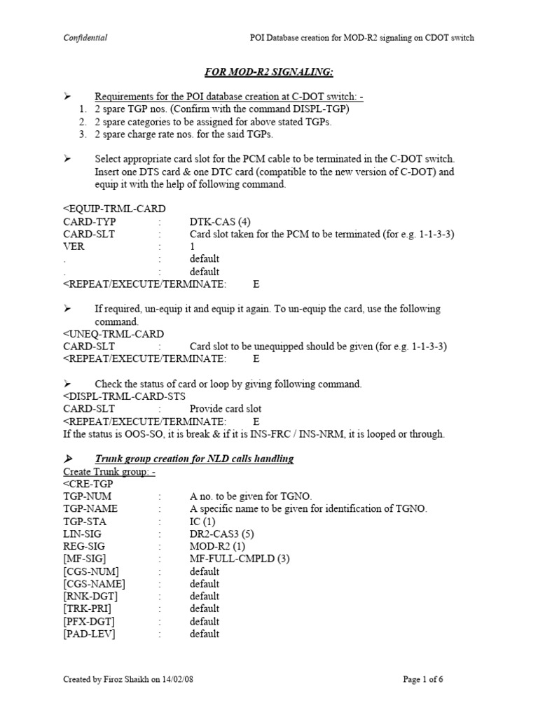 Cdot Commands - R2 | PDF | Software Engineering | Computer Architecture Cdot Commands - R2 | PDF | Software Engineering | Computer Architecture