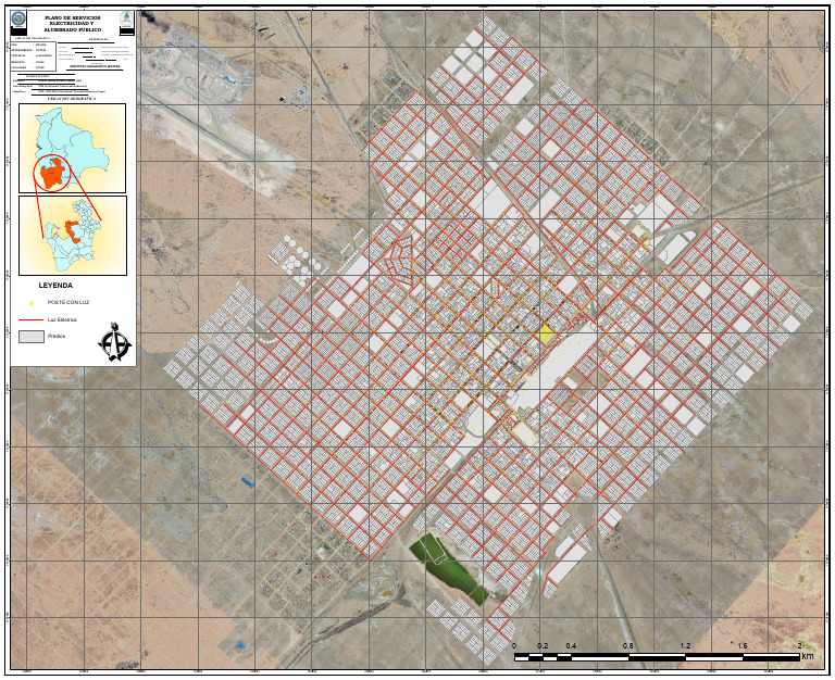 Mapa de Luz Electrica y Alumbrado Publico | PDF | Science | Geografía