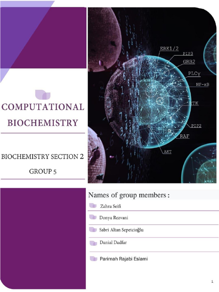 What Is Computational Biochemistry | PDF