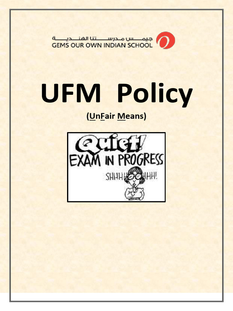 Policy UFM | PDF