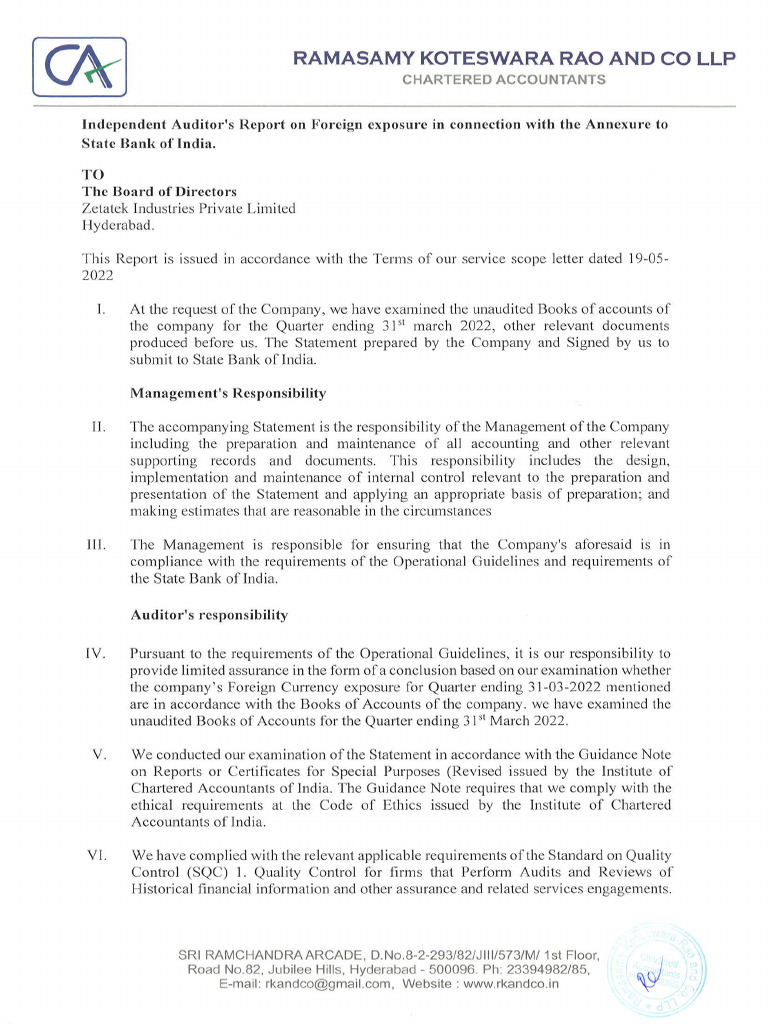 Ufce Hedging Certificate2022 | PDF