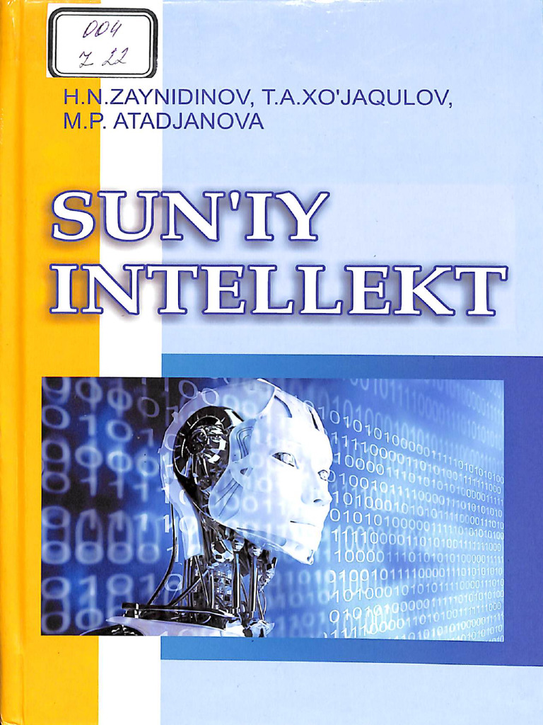 "Sun'Iy Intellek" Fanidan O'quv Qo'Llanm | PDF