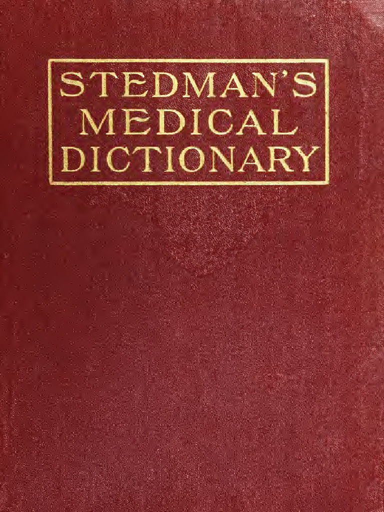 Stedman's Medical Dictionary | PDF