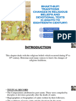 Bhakti Sufi Traditions Detailed Notes | PDF
