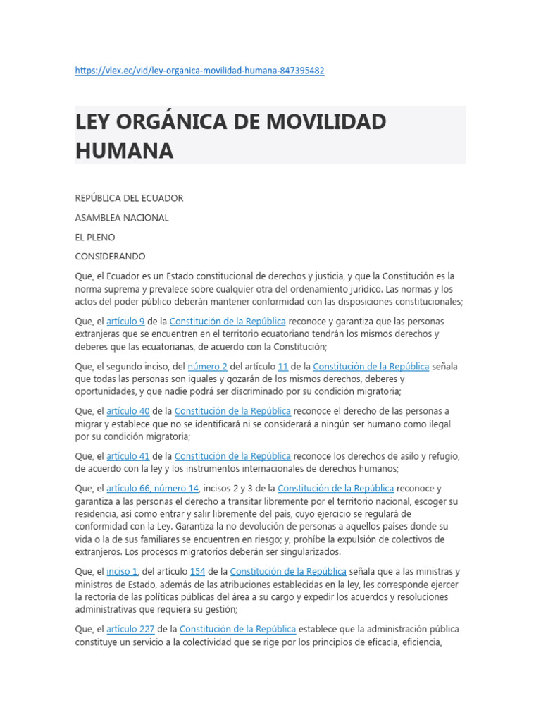 Aporte LOMH | PDF | Ecuador | Convenio europeo de derechos humanos