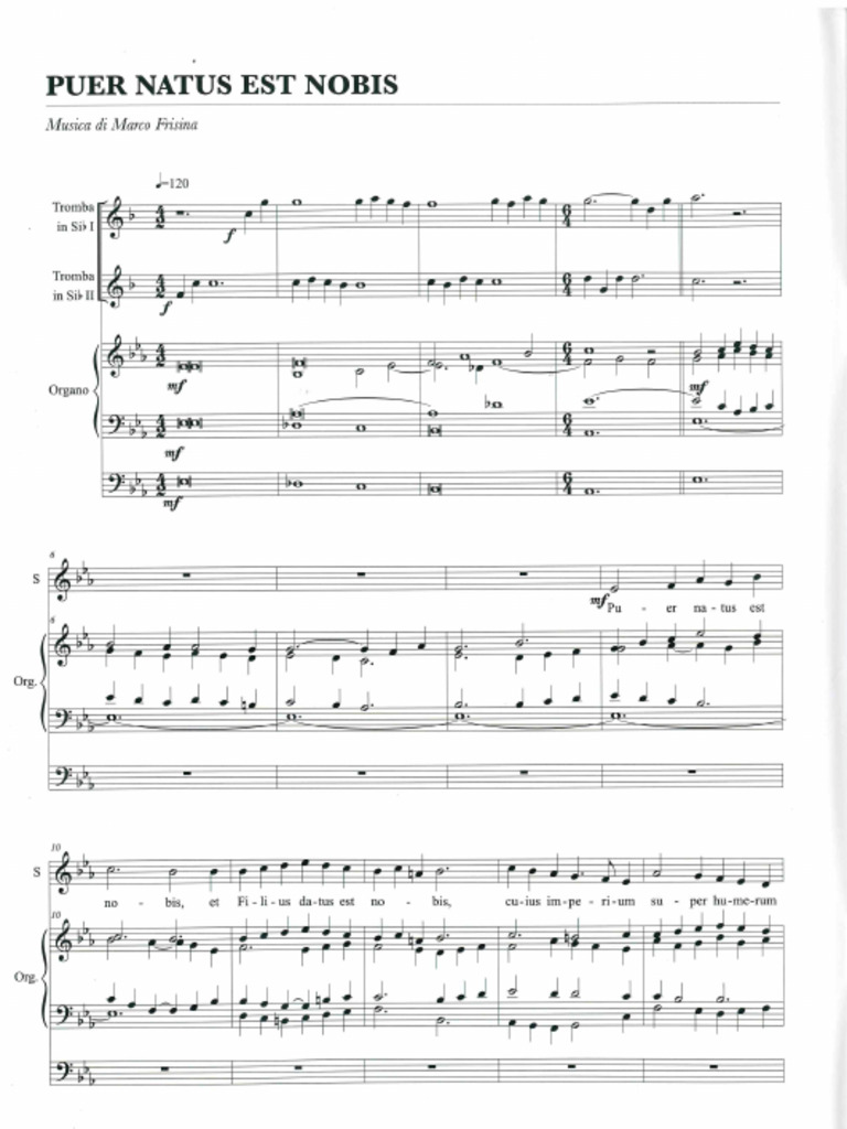 Puer Natus Est Nobis | PDF