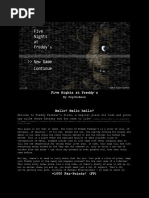 Scott Cawthon - The Completion Ending Speech (FNAF 6) Genius | PDF | Horror Video Games | Ios ...