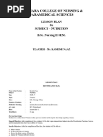 Lesson Plan On Pem | PDF | Malnutrition | Epidemiology