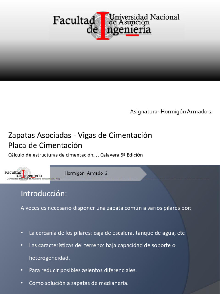 Zapatas Asociadas - Vig Cimen y Plateas 2022 | PDF | Fundación (Ingeniería) | Braguero