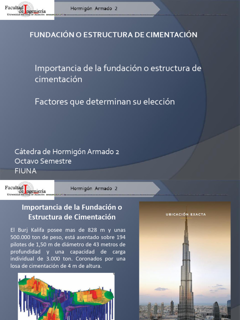 Elección Del Tipo de Cimentación | PDF