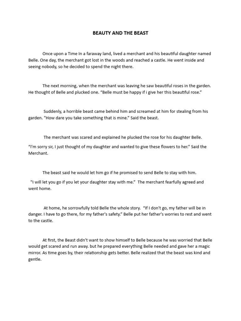 Story Telling Text by Cheltis Silalahi | PDF