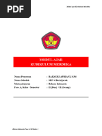 LKPD Menulis Menebalkan Huruf Kelas 1 Bahasa Indonesia | PDF