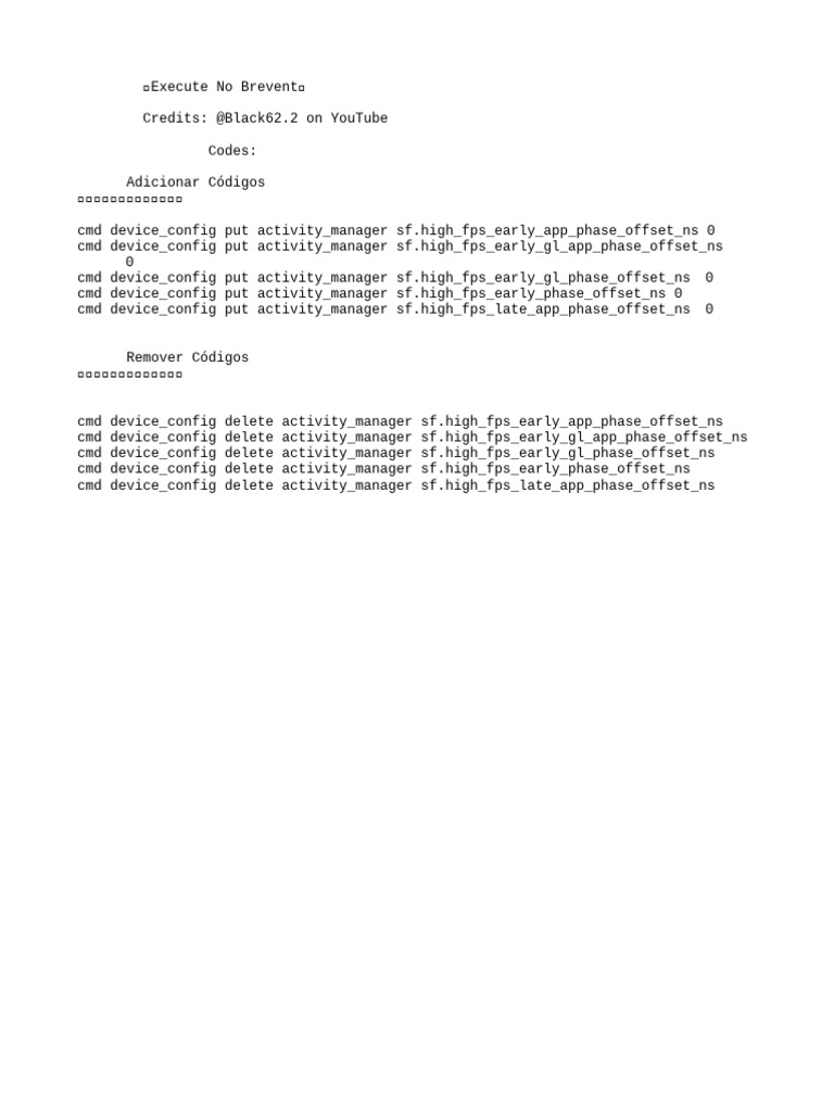 Fps Optimizer - by Black | PDF