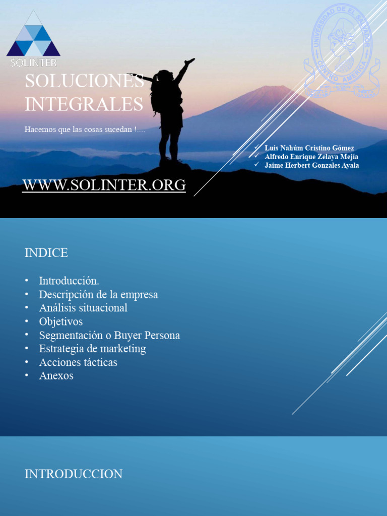 Plan Estrategico de Marketing de La Empresa Solinter S.A de C.V. 20-11 ...