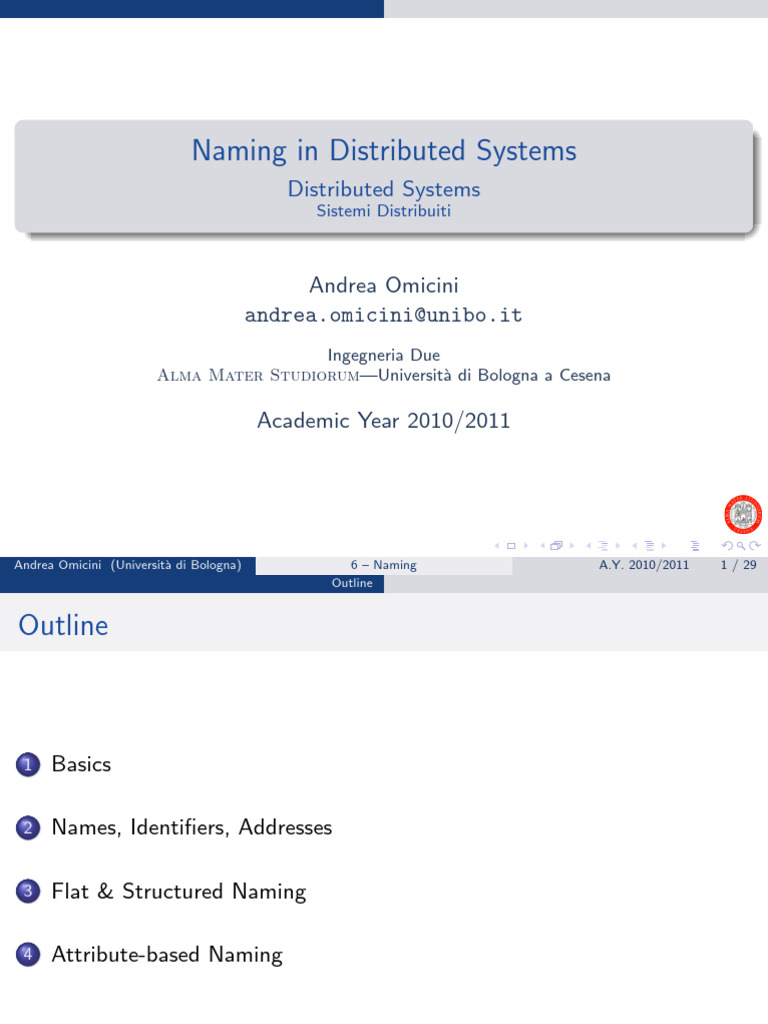 Naming in Distributed Systems | PDF | Resource Description Framework | Domain Name System