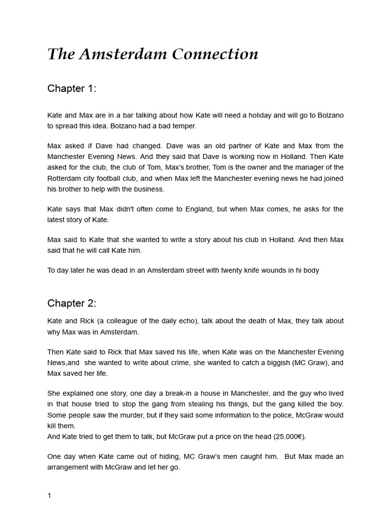 The Amsterdam Connection | PDF