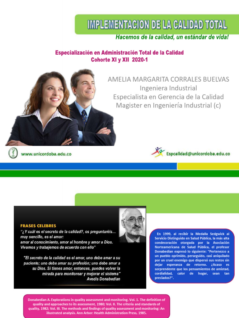 Implementacion de La Calidad Total Eatc 2020-2 | PDF