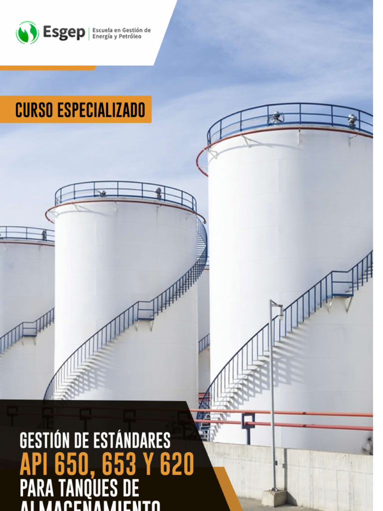 Brochure Gestión de Estándares Api 650,653 y 620 para Tanques de ...
