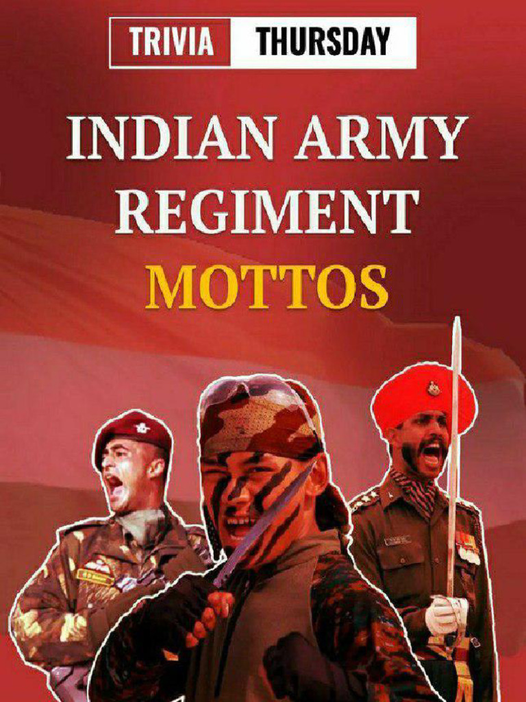 Indian Army S Regiments Mottos | PDF