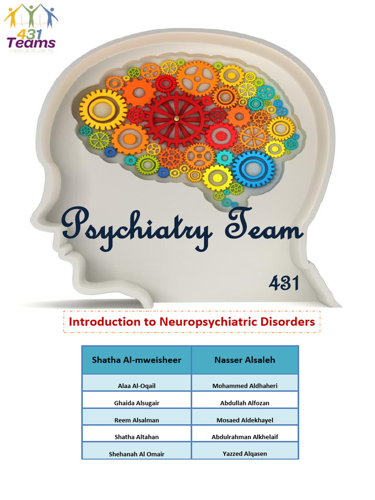 Introduction To Neuropsychiatric Disorders | PDF | Dementia | Mental ...