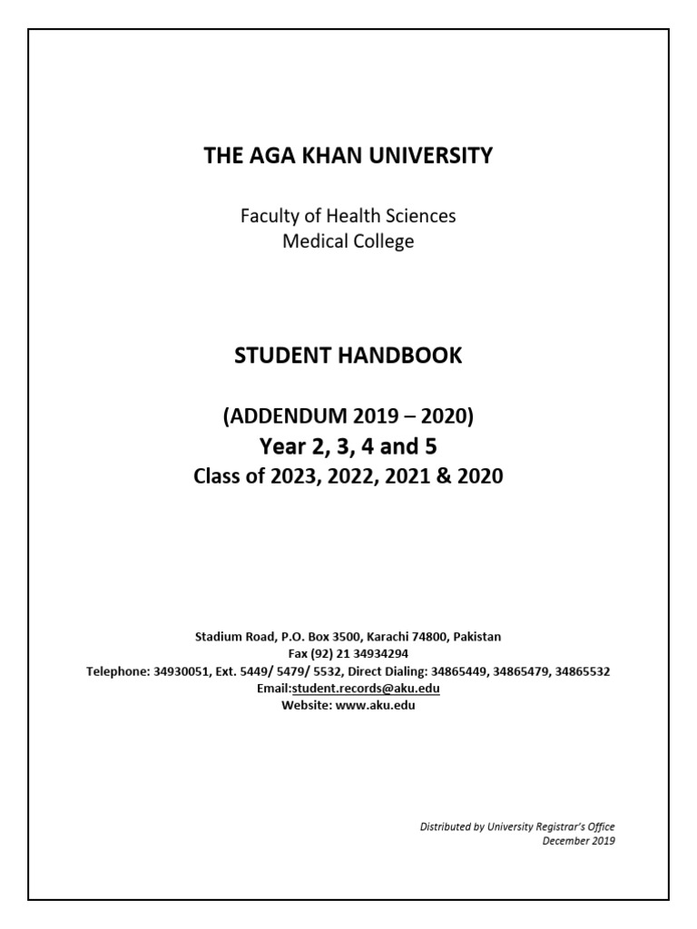 Hangbook MBBS Addendum Year3,4,5 | PDF | Medicine | Medical School