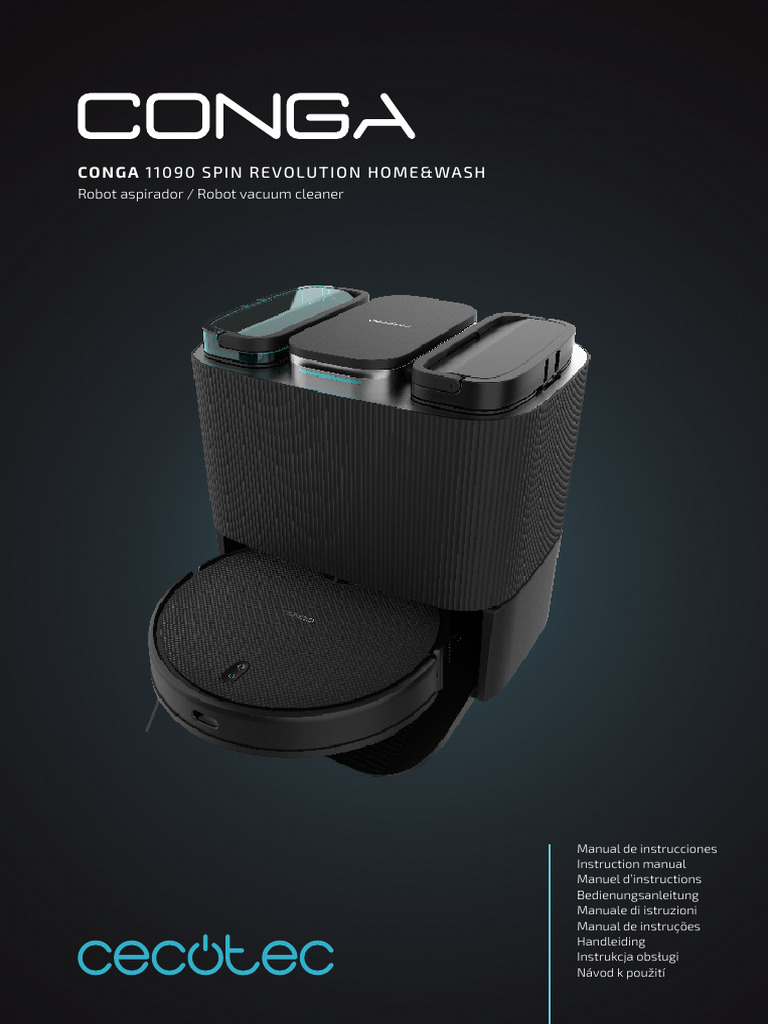 Conga 11090 Spin Revolution Homewash - User - Manual - Es | PDF