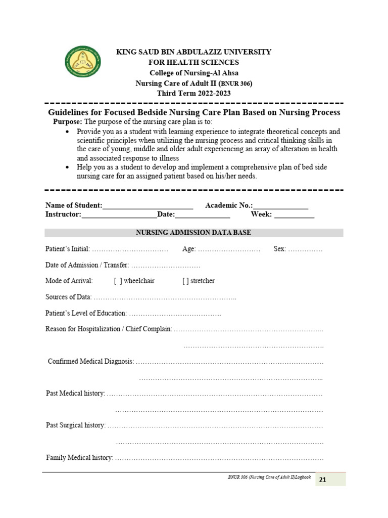 NCP Templates | Download Free PDF | Medical Diagnosis | Nursing