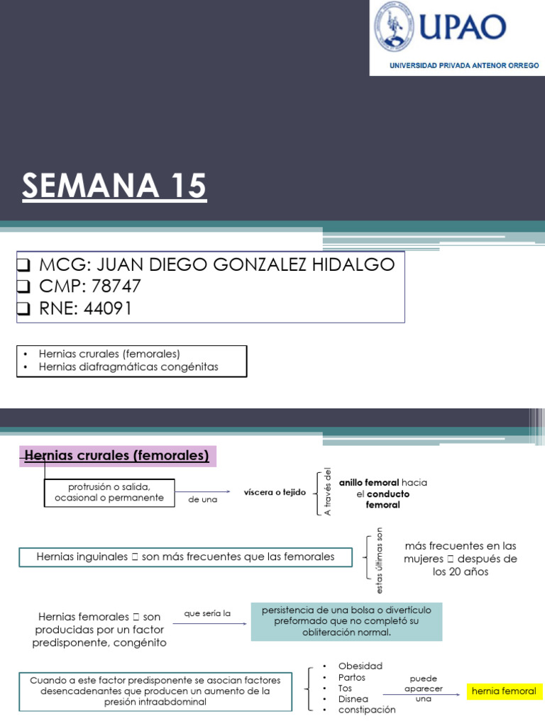 Semana 15 - JD | PDF | Abdomen | Especialidades Medicas