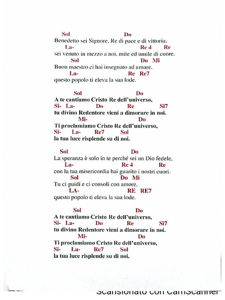 Cristo Re Dell'universo | PDF