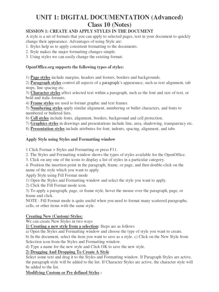 UNIT 1 Notes X Digital Documentation | PDF | Image Scanner | Icon ...