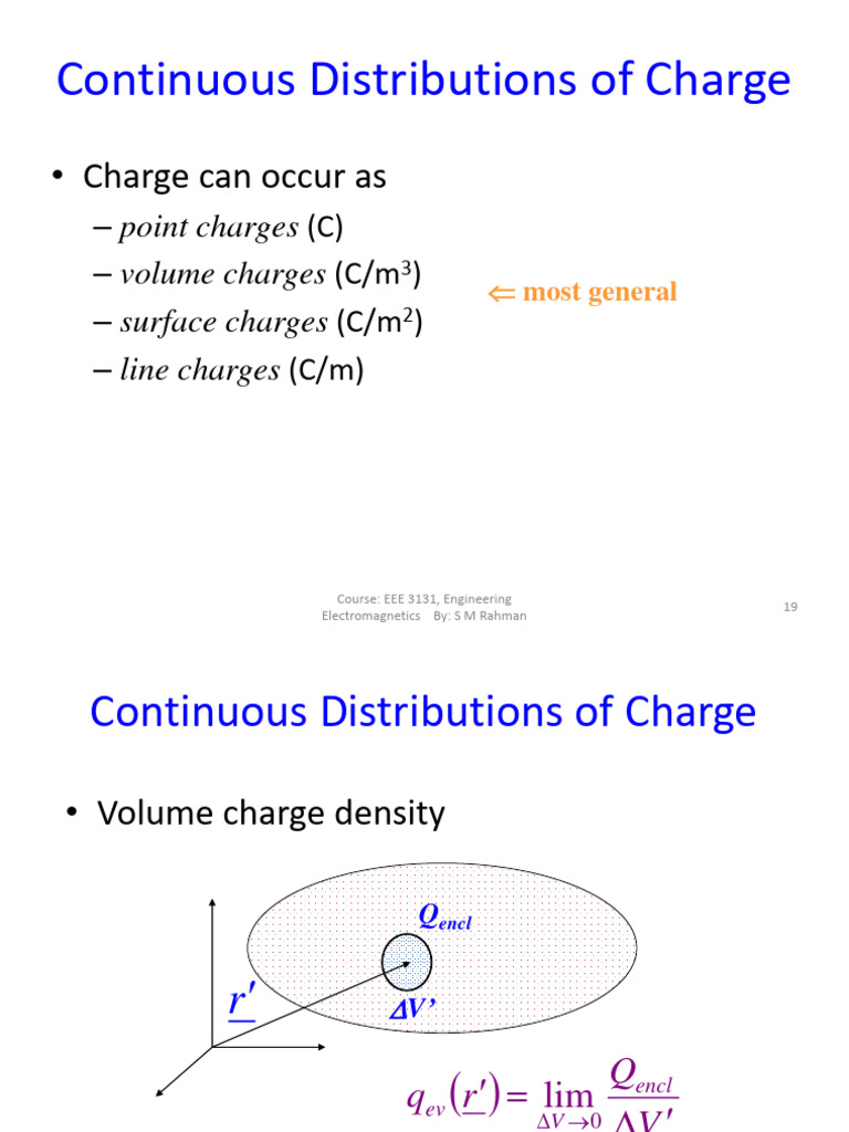 Emta 1 2 | PDF | Electrostatics | Electric Field