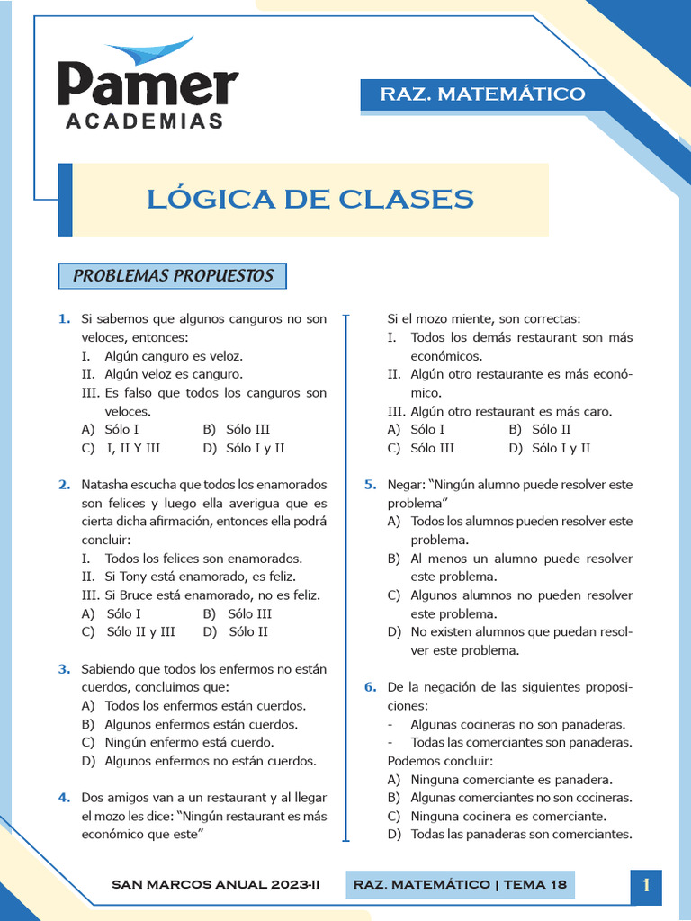 C - SMA - Sem18 - RM - Lógica de Clases | PDF