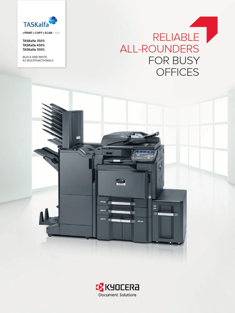 Kyocera TASKalfa 3501i Brochure | PDF | Image Scanner | Fax
