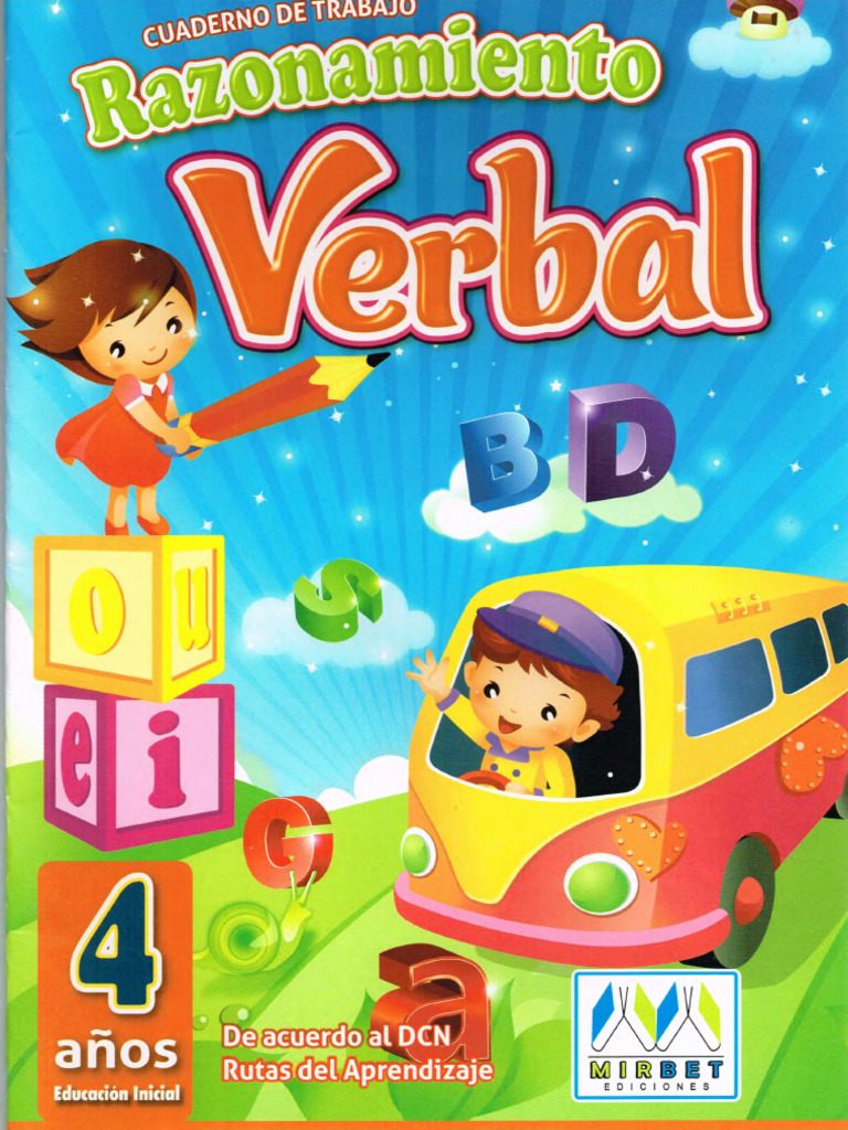 Razonamiento Verbal 4 Años | PDF