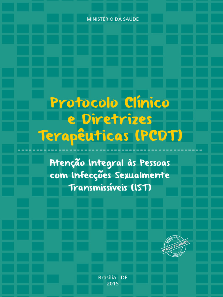 Protocolo Clinico Diretrizes Terapeutica Atencao Integral Pessoas Infeccoes Sexualmente ...