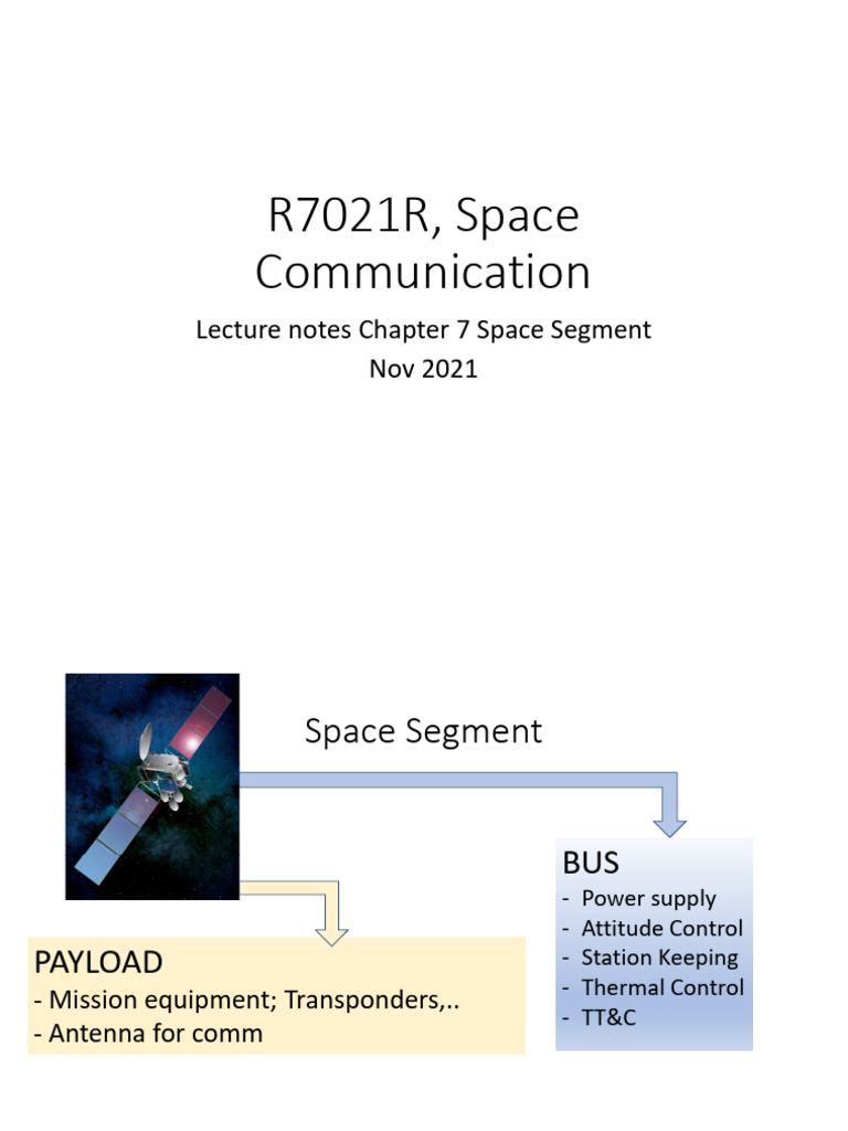 Space Segment Ch. 8 | PDF | Infrared | Flight