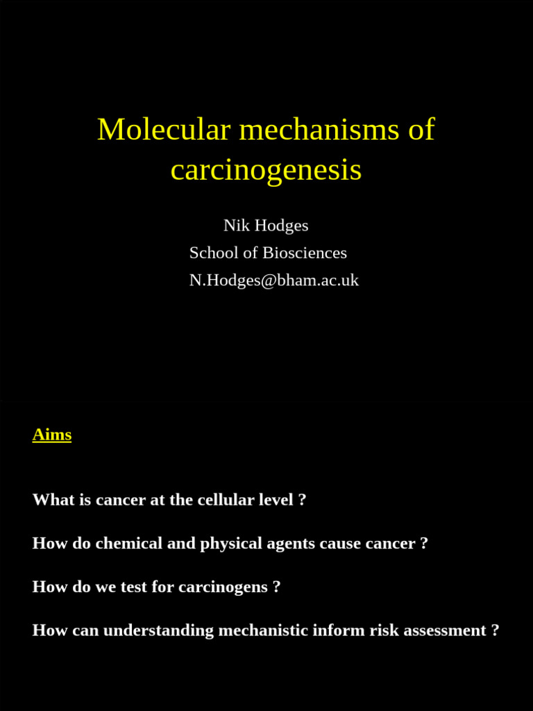 Carcinogenesis | PDF