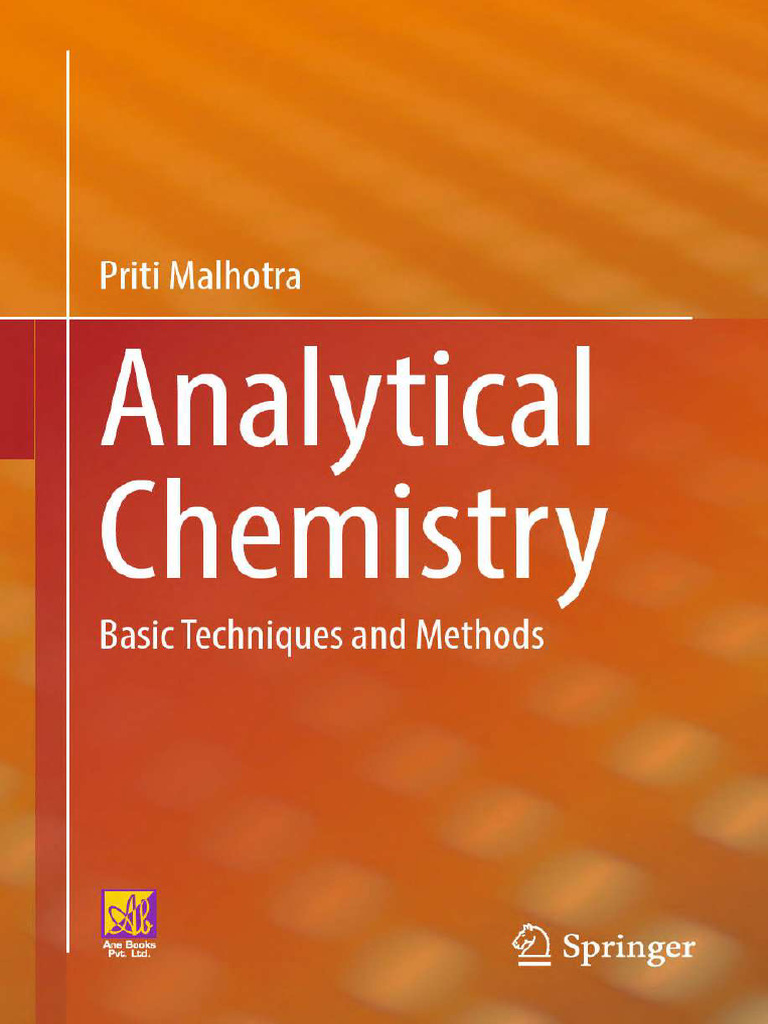 Analytical Chemistry Handbook Pdf